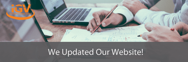 We Updated Our Website! - Website Design and Digital Marketing Agency - IGV